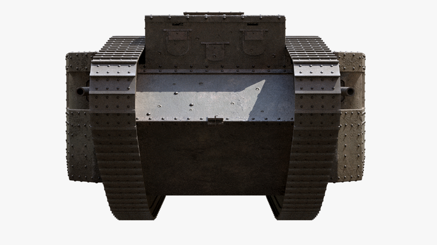 Mark 1 tank modeled 3D - TurboSquid 1398768