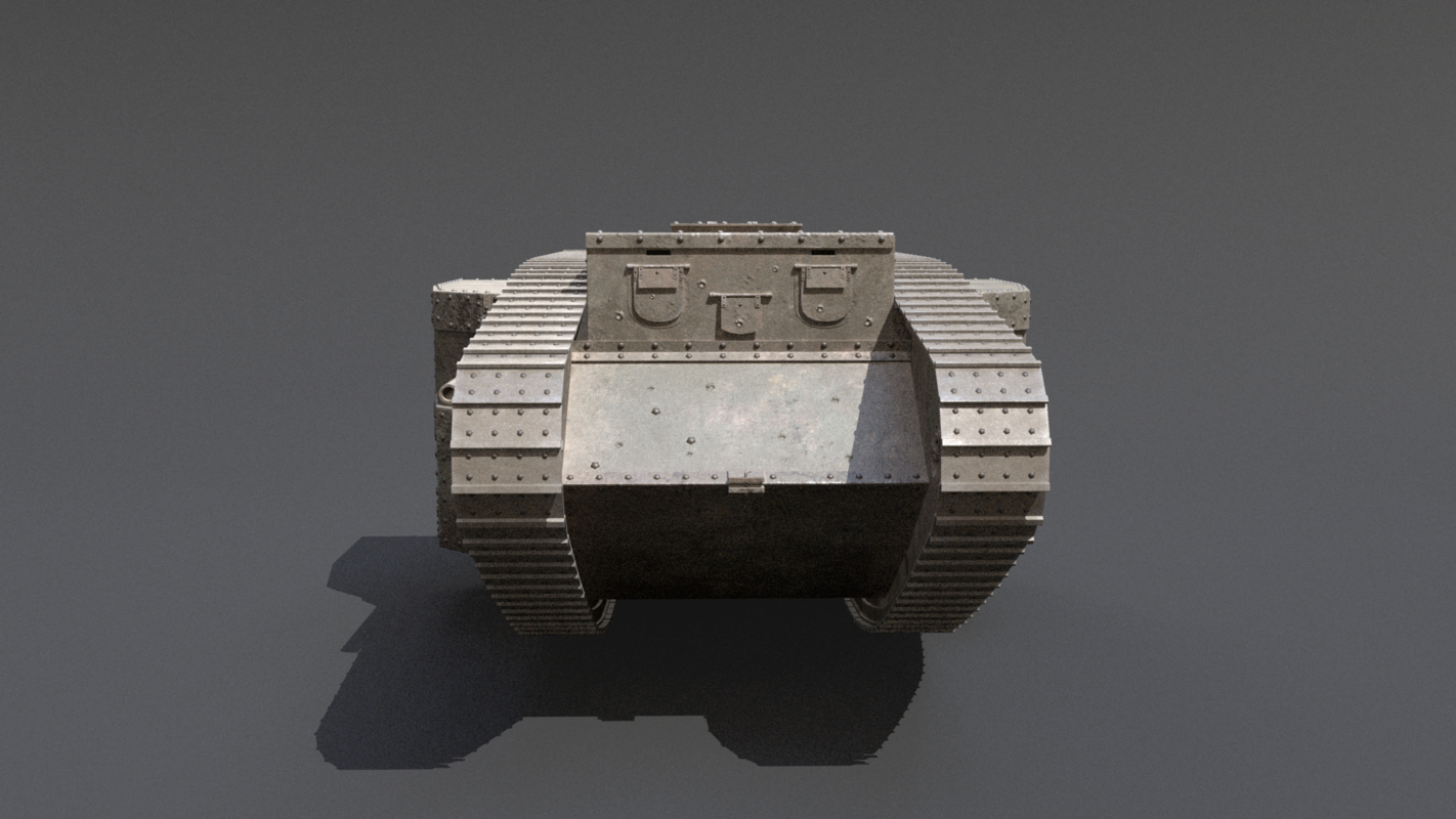 Mark 1 tank modeled 3D - TurboSquid 1398768