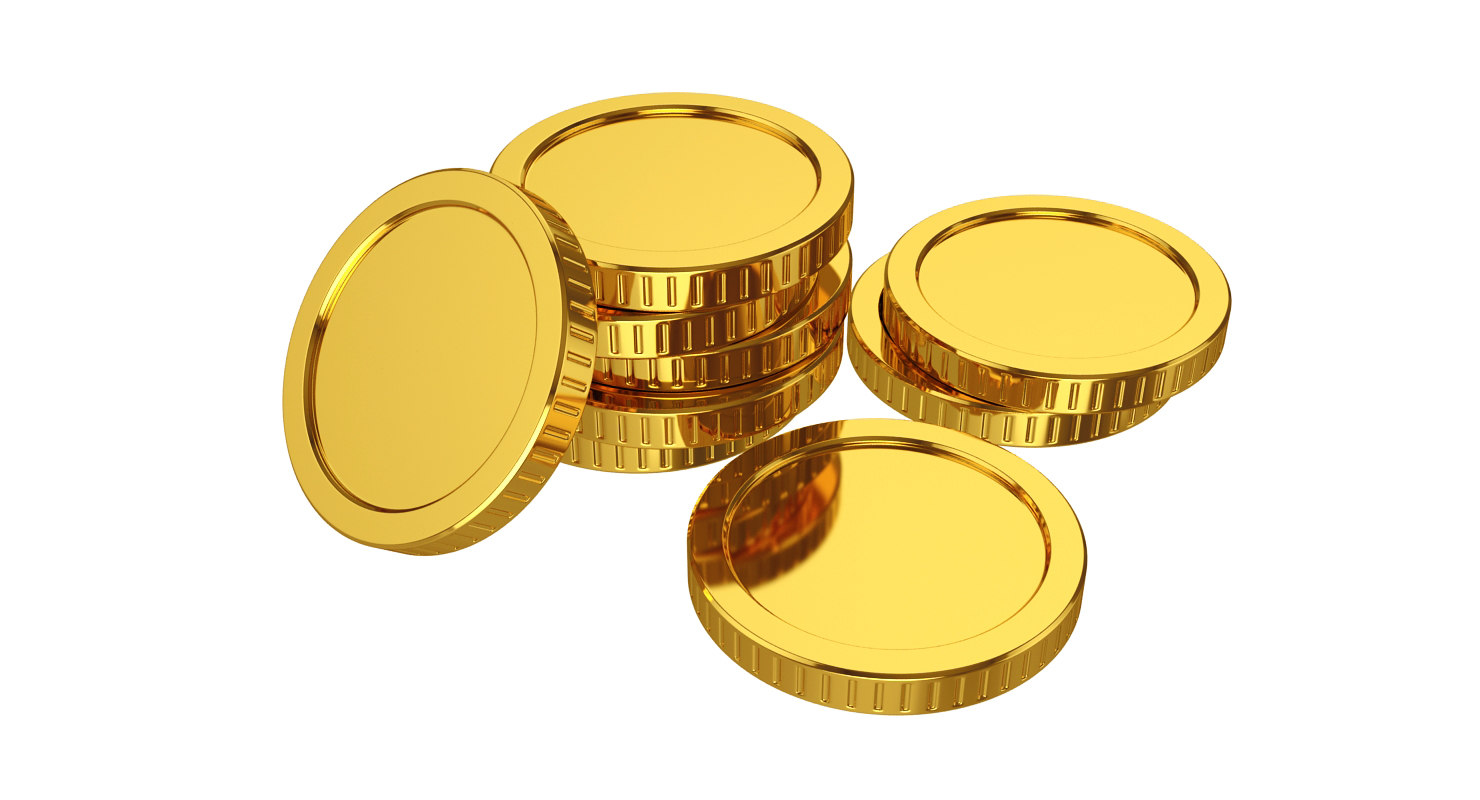 3D gold coin - TurboSquid 1398988