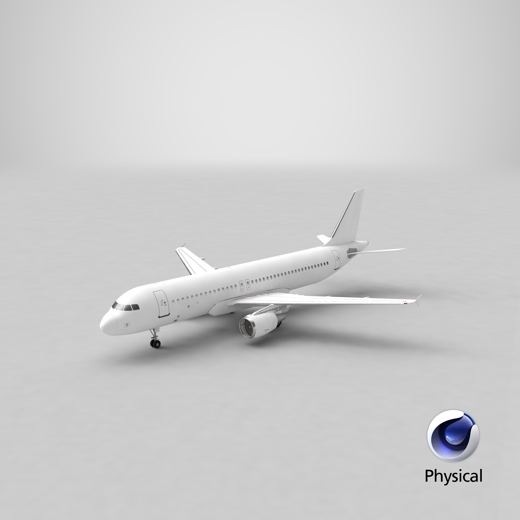 airbus a320 blank 3d 3ds
