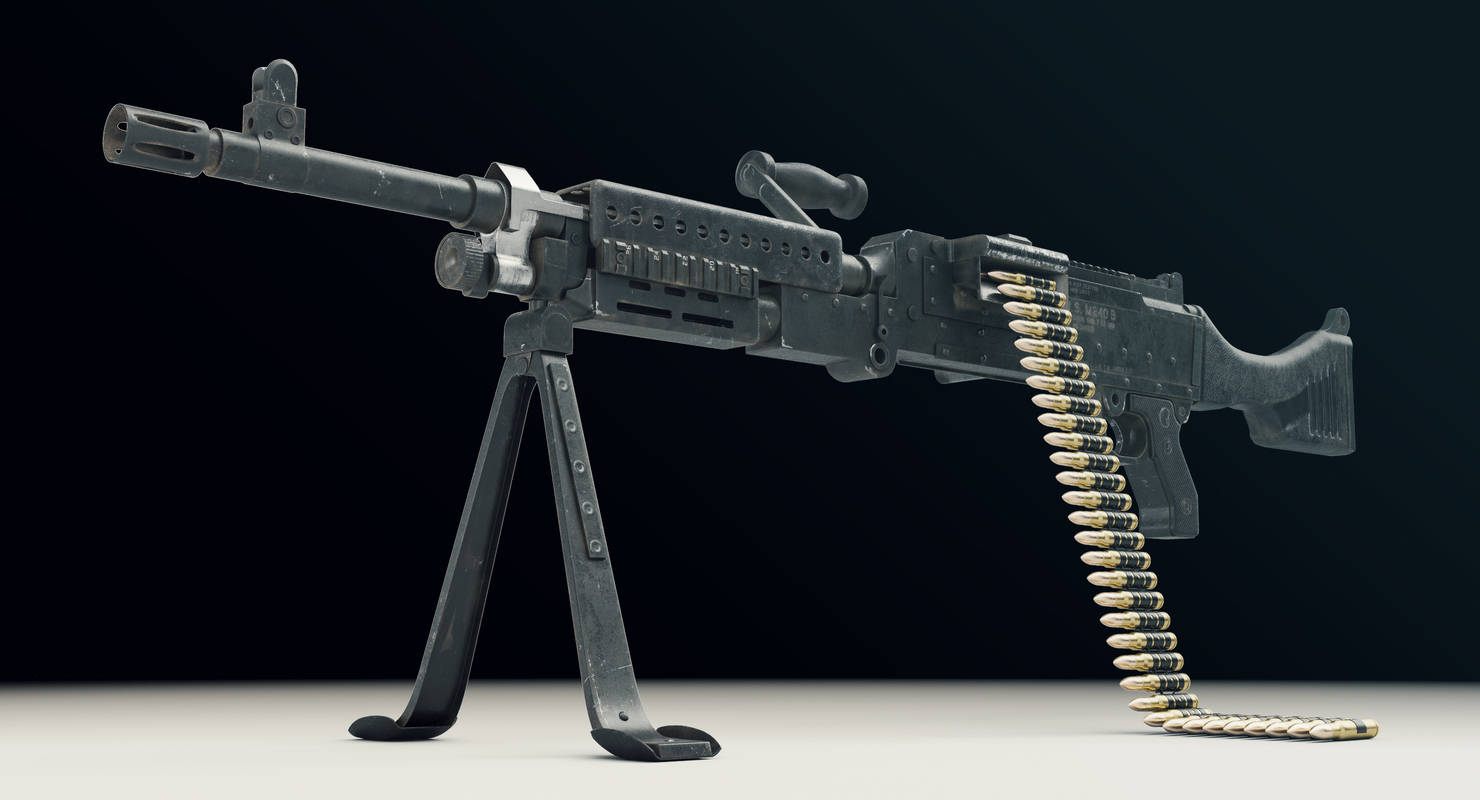 3D m240b machine - TurboSquid 1399131