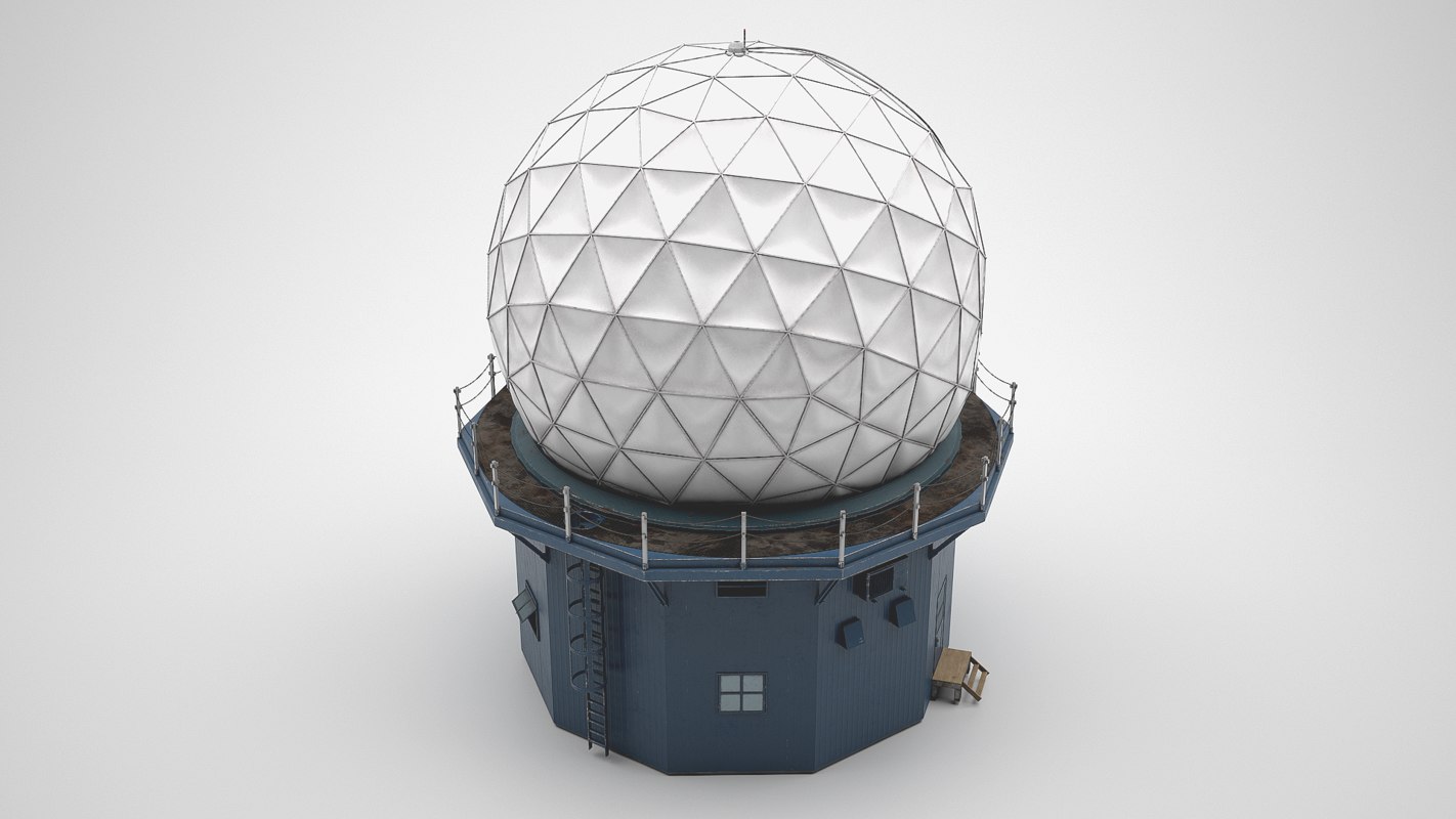 Radome antenna 3D - TurboSquid 1399221