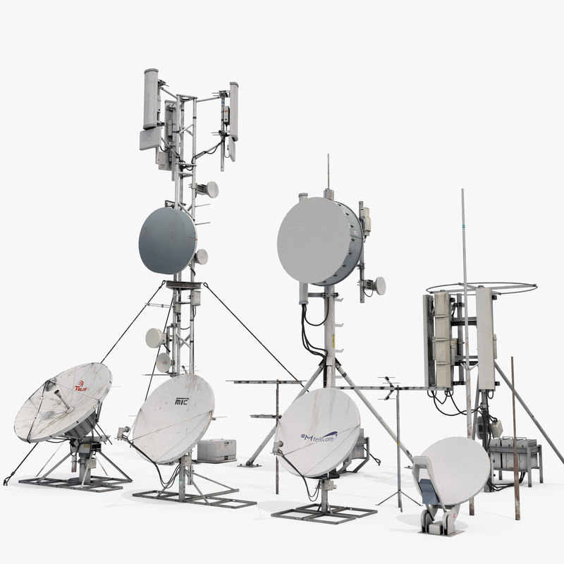 3D towers antennas model - TurboSquid 1399463