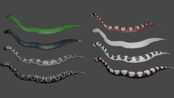 Animated Snake 3D Models for Download | TurboSquid