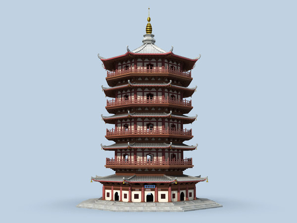 3D Pagoda Models | TurboSquid