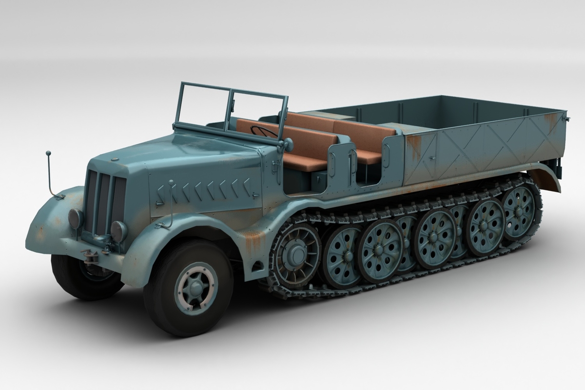 3D sd kfz 9 famo - TurboSquid 1399681