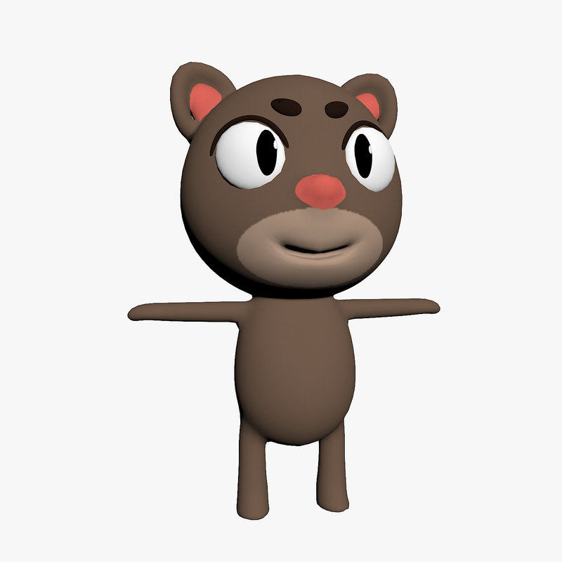 Cartoon toon cat model - TurboSquid 1399850