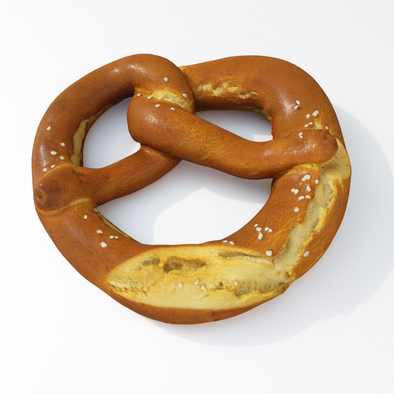 Pretzel pastry 3D model - TurboSquid 1399984