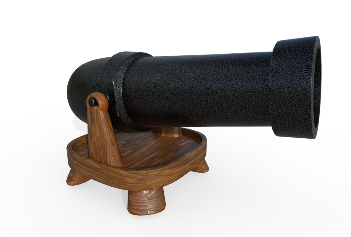 modelo 3d Cañon de juguete - TurboSquid 1400002