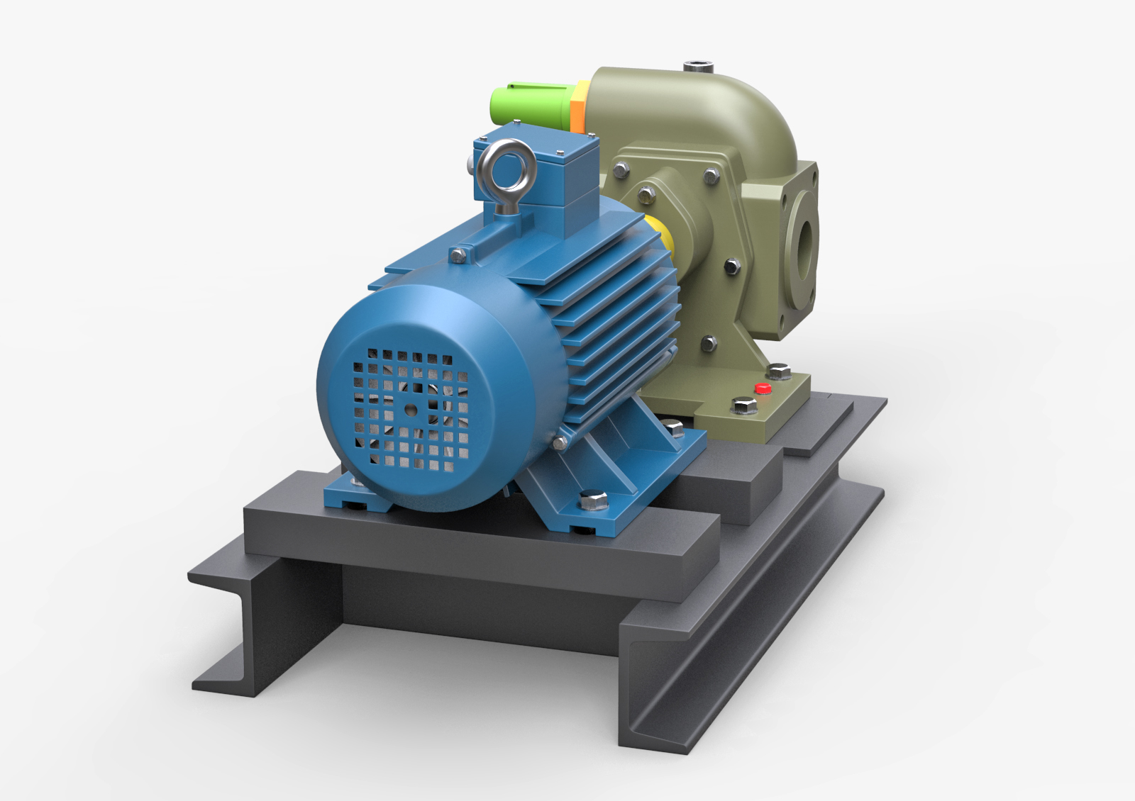 gear pump 3d model