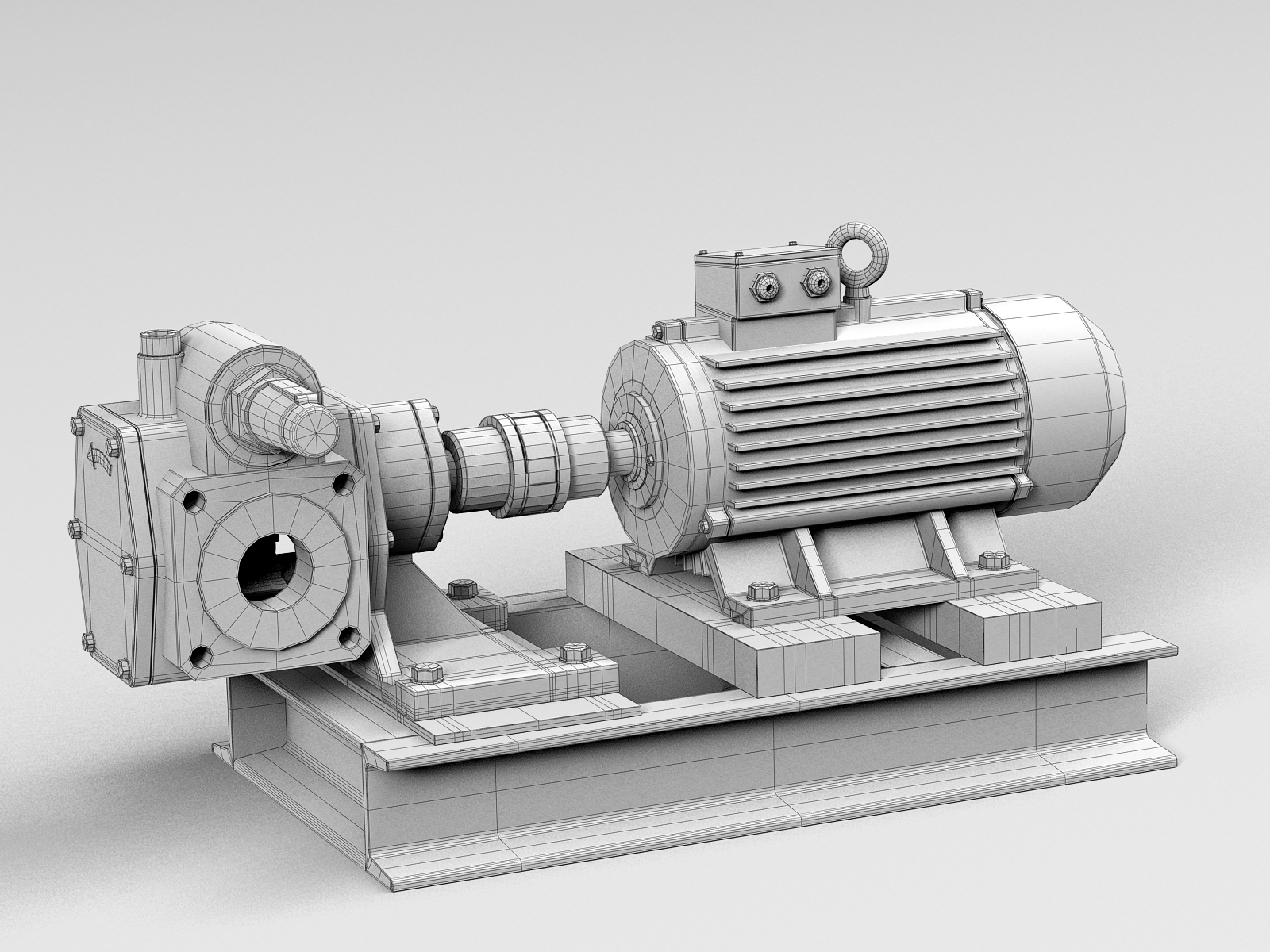 gear pump 3d model