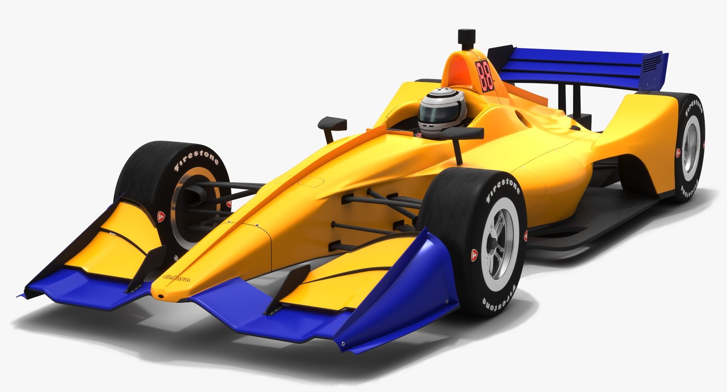 3D indycar season 2019 road - TurboSquid 1400475