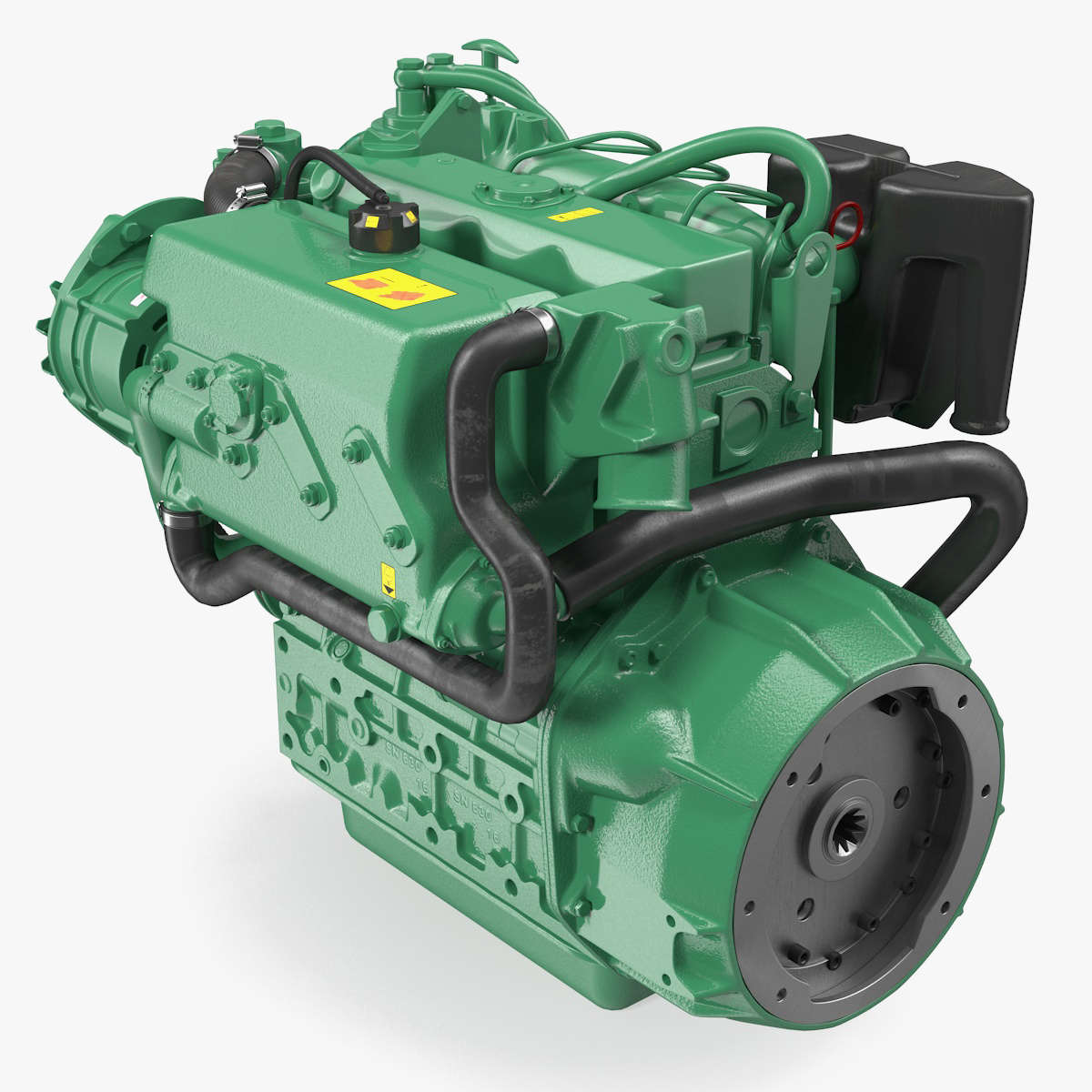 Marine diesel engine model - TurboSquid 1400776