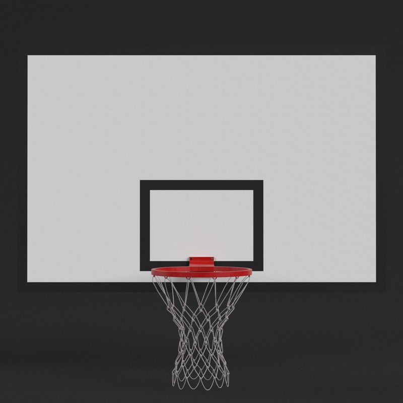 Basketball backboard 3D model - TurboSquid 1400652