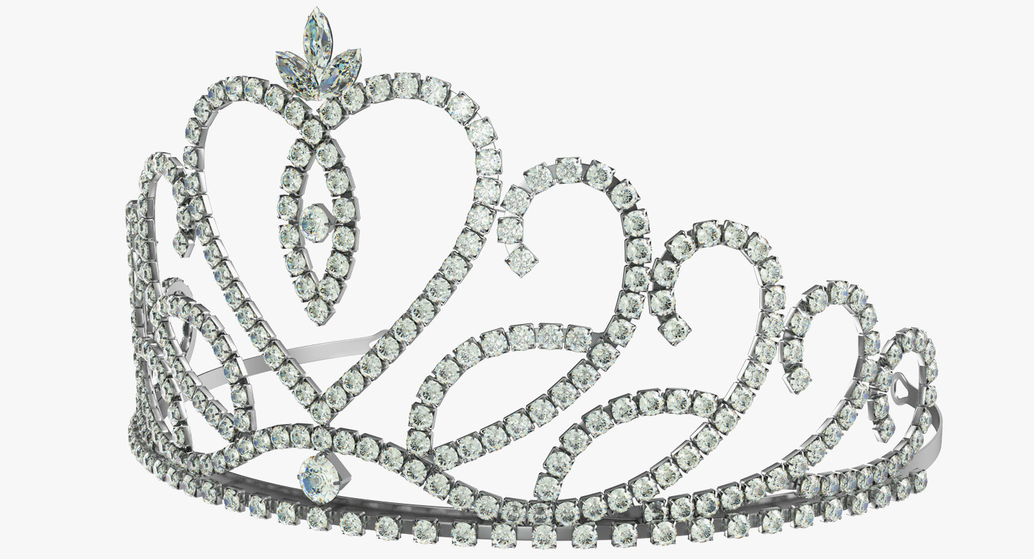Crystal tiara 3D model - TurboSquid 1400770