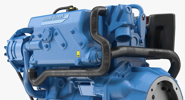 Nanni diesel 4 cylinder 3D - TurboSquid 1400918