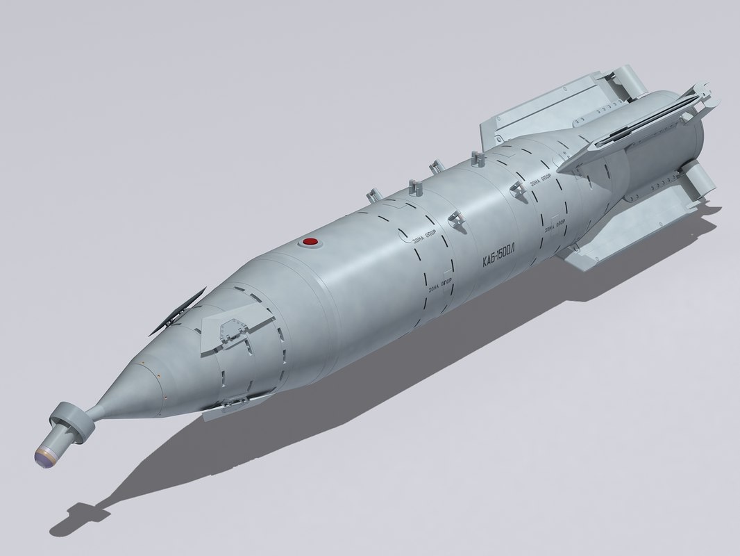 Kab-1500l bomb 3D model - TurboSquid 1400859