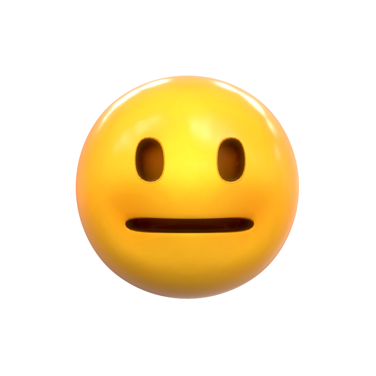 modelo 3d Emoji Neutral Rostro - TurboSquid 1400874