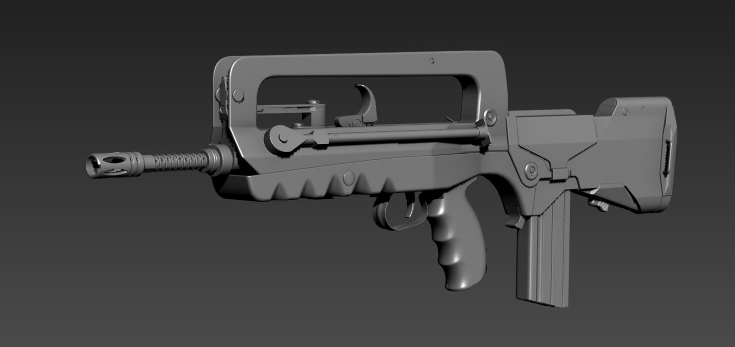 Famas 3D - TurboSquid 1400876