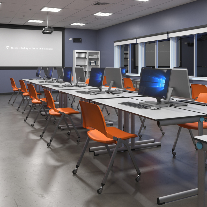 modelo 3d Aula de informática - TurboSquid 1400952