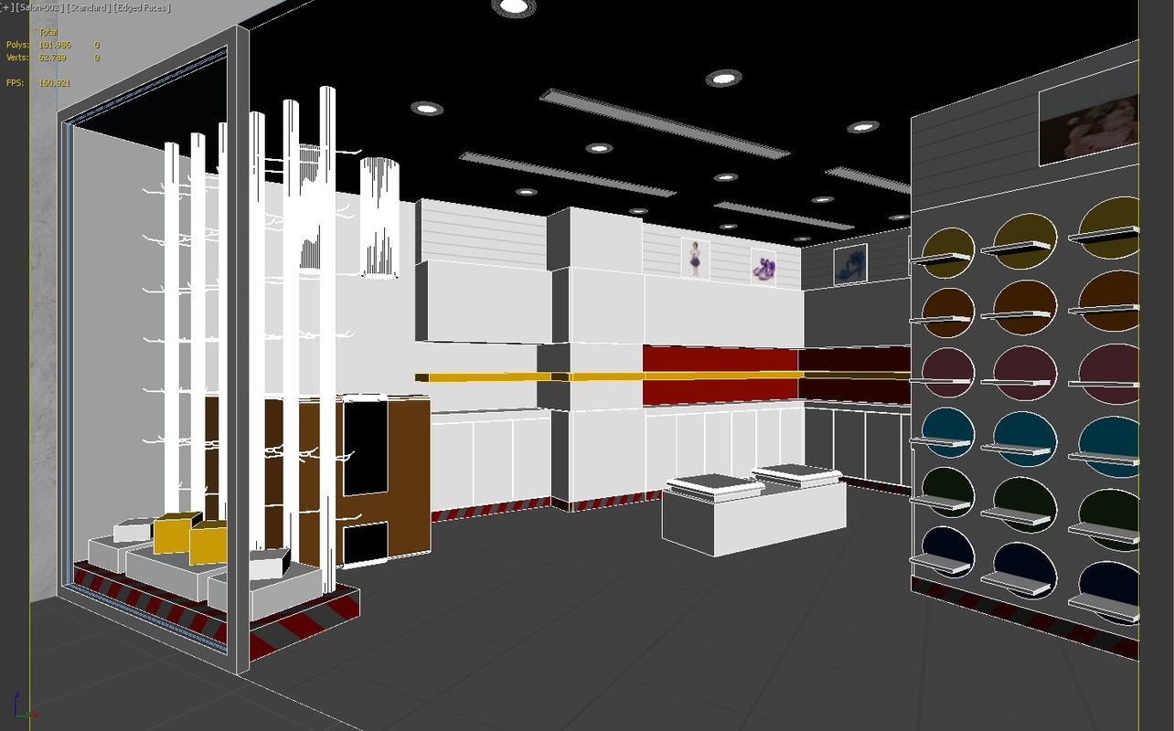 3D shoe shop - TurboSquid 1400947