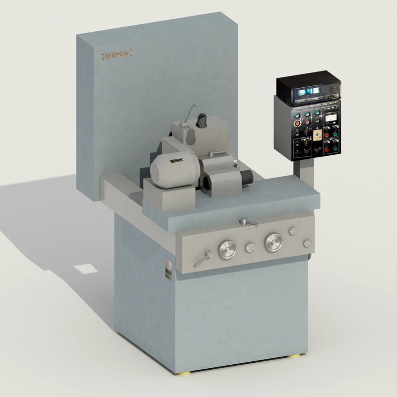 3D industrial grinding machine - TurboSquid 1401025