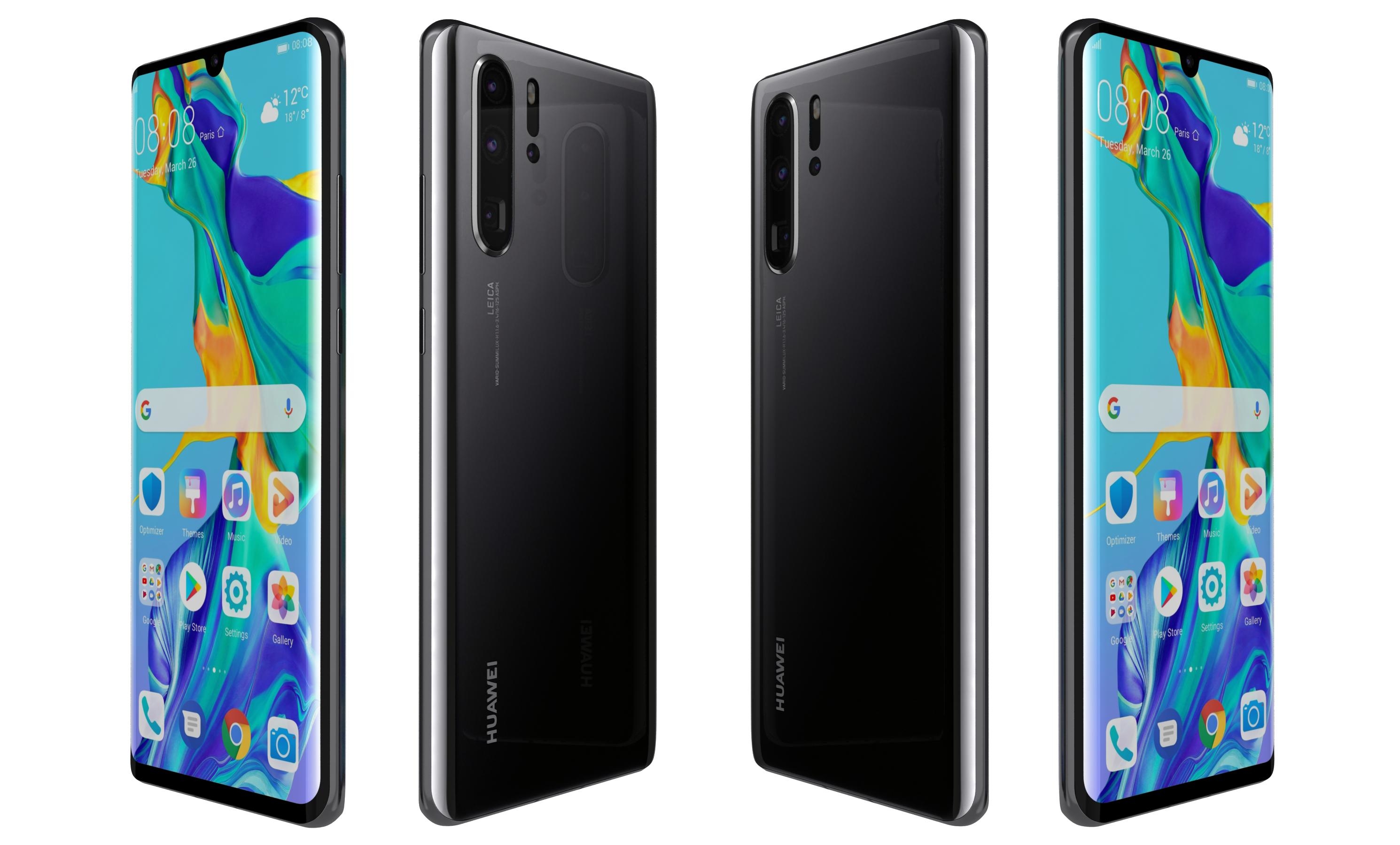 Huawei p30 pro colors 3D - TurboSquid 1401059