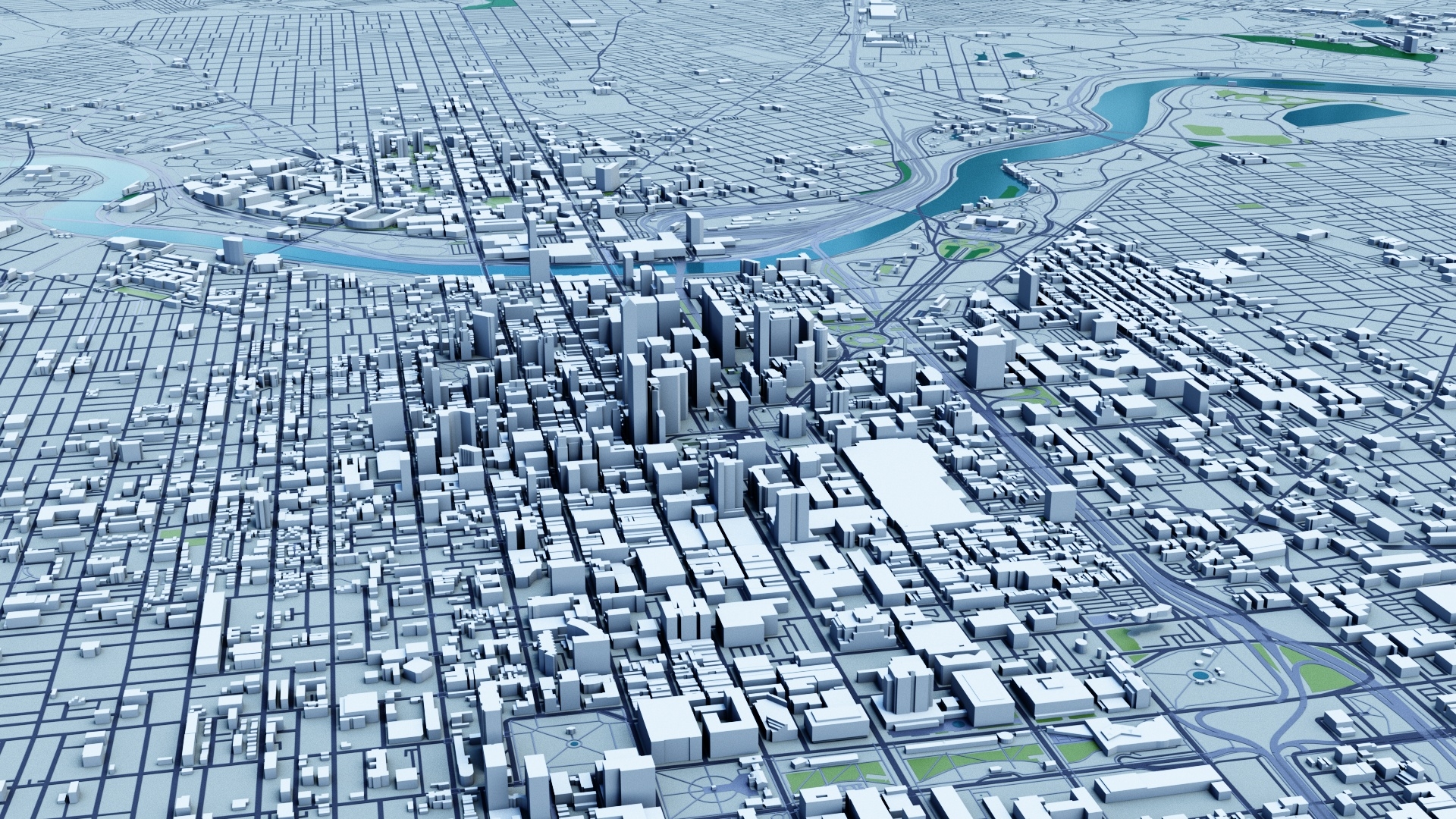 3D philadelphia city terrain - TurboSquid 1401298