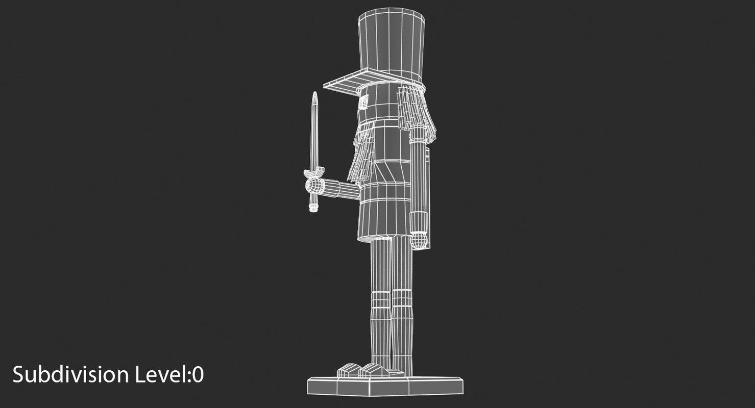 3D nutcracker nut cracker model - TurboSquid 1401130