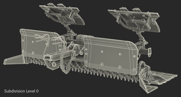 3D trail snow groomer model - TurboSquid 1401251