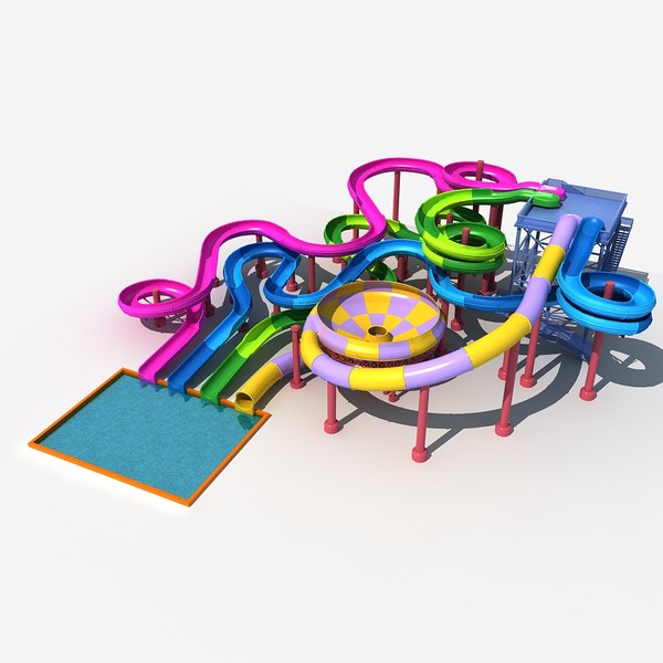 Water Park 3D Models for Download | TurboSquid