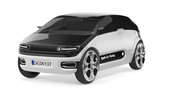 Concept apple car 3D - TurboSquid 1330173