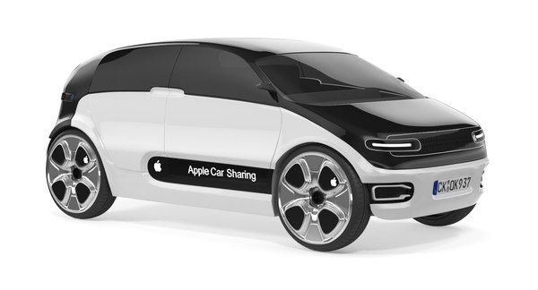 Concept apple car 3D - TurboSquid 1330173