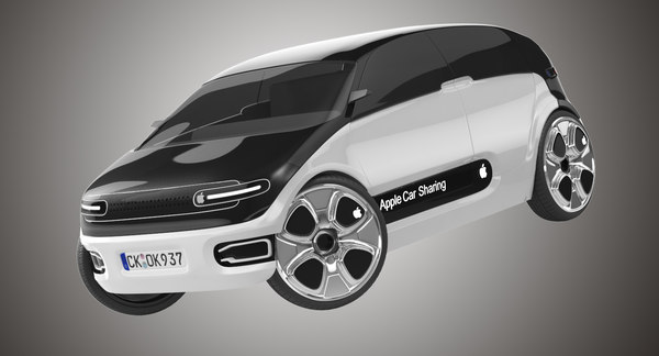 Concept apple car 3D - TurboSquid 1330173