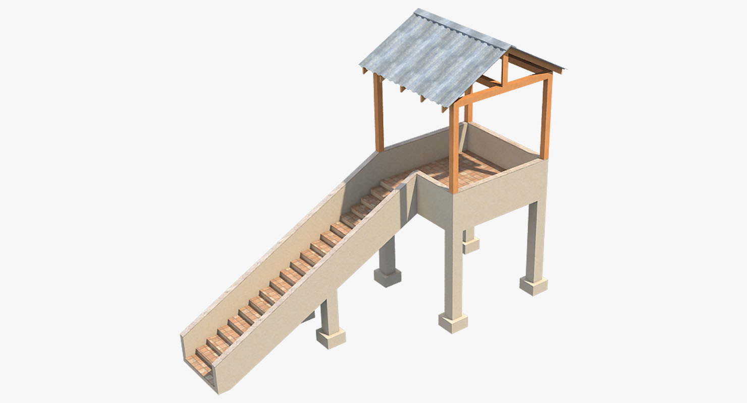 Platform 3 3D model - TurboSquid 1401501