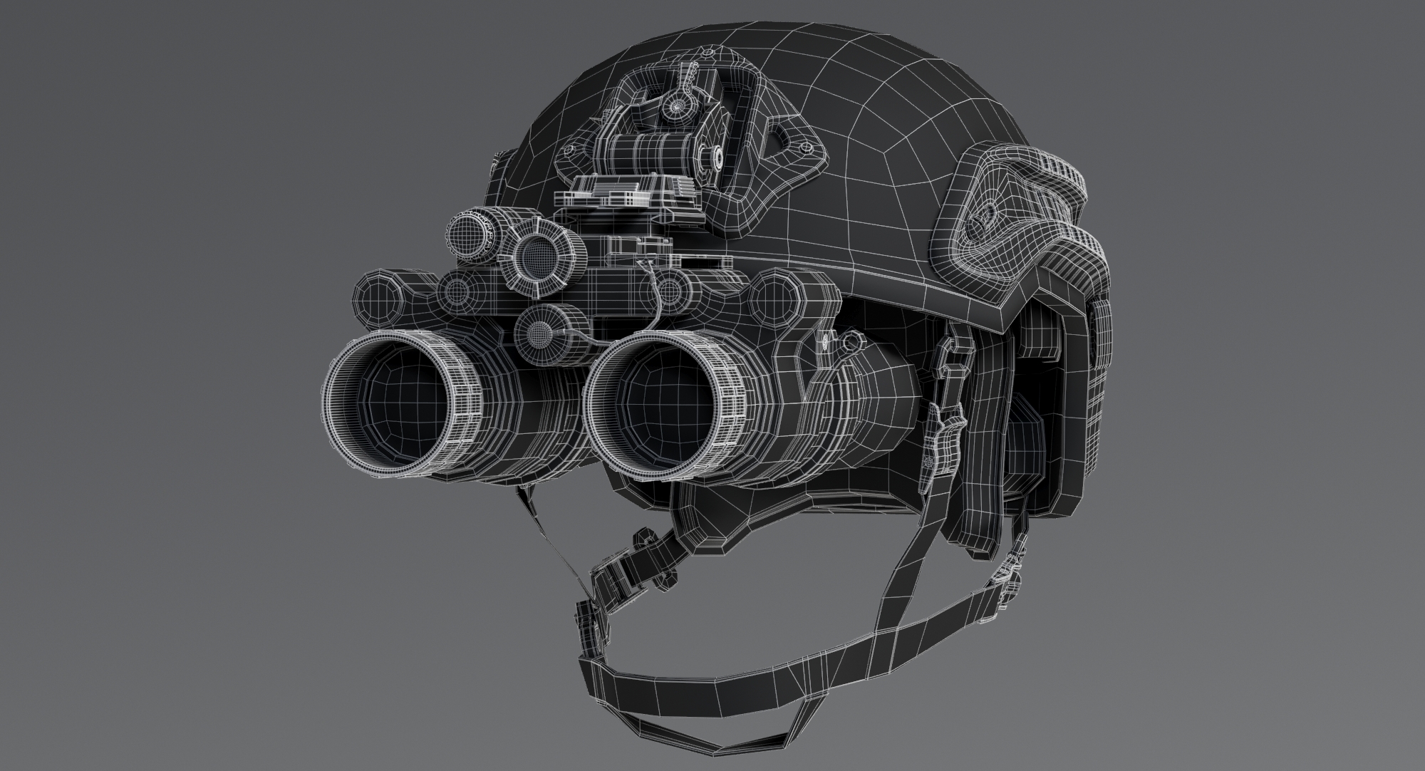 Helmet night vision goggles 3D - TurboSquid 1401527