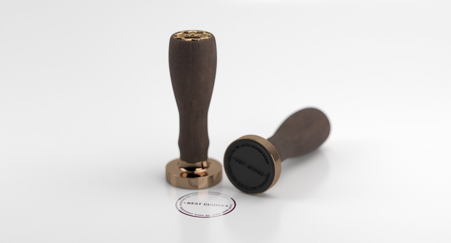 3D model stamp seal handle - TurboSquid 1401513