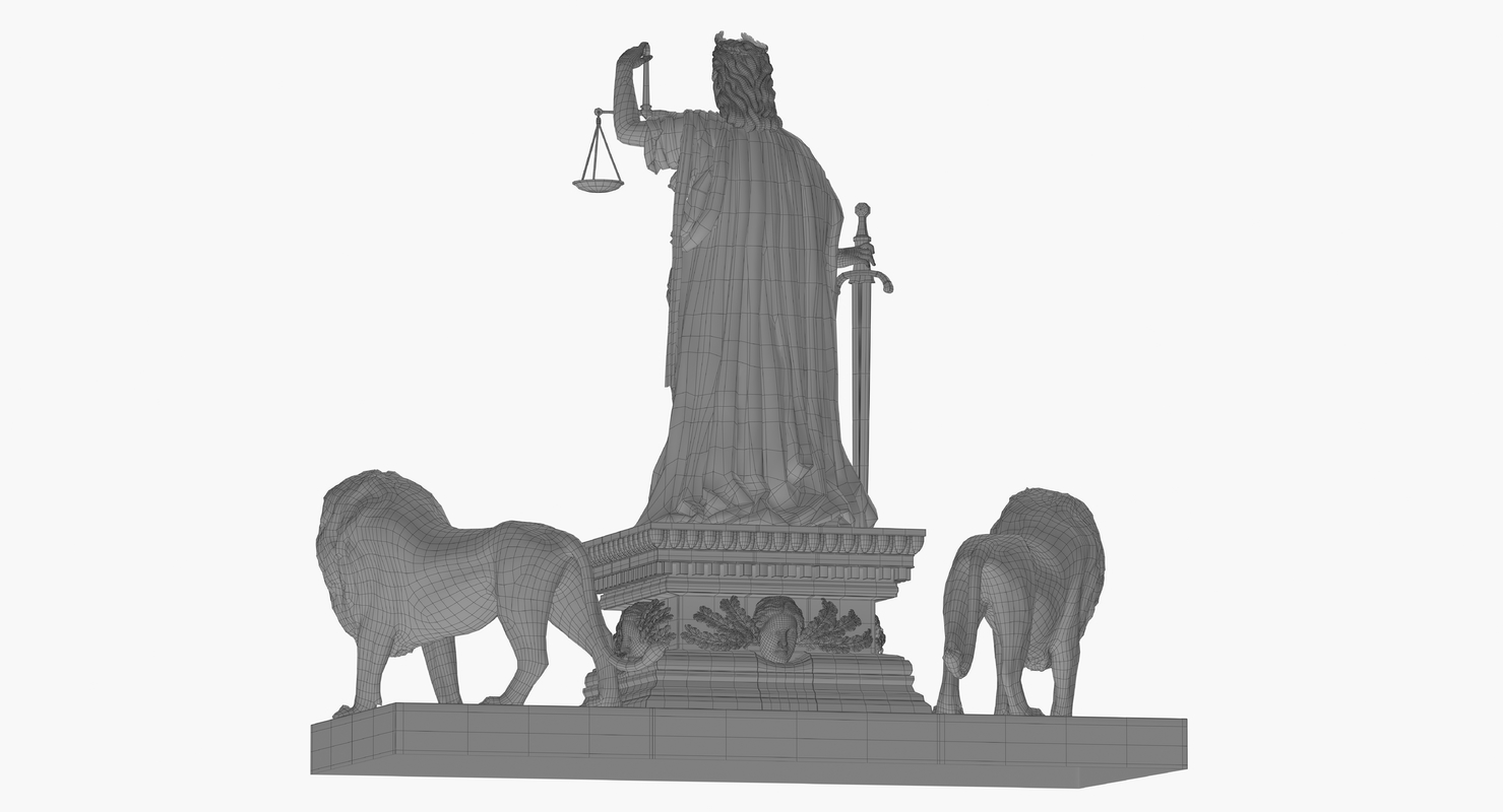 Lady justice 3D - TurboSquid 1401830