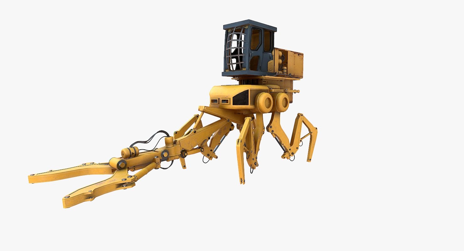 Sci fi construction mech 3D model - TurboSquid 1401979