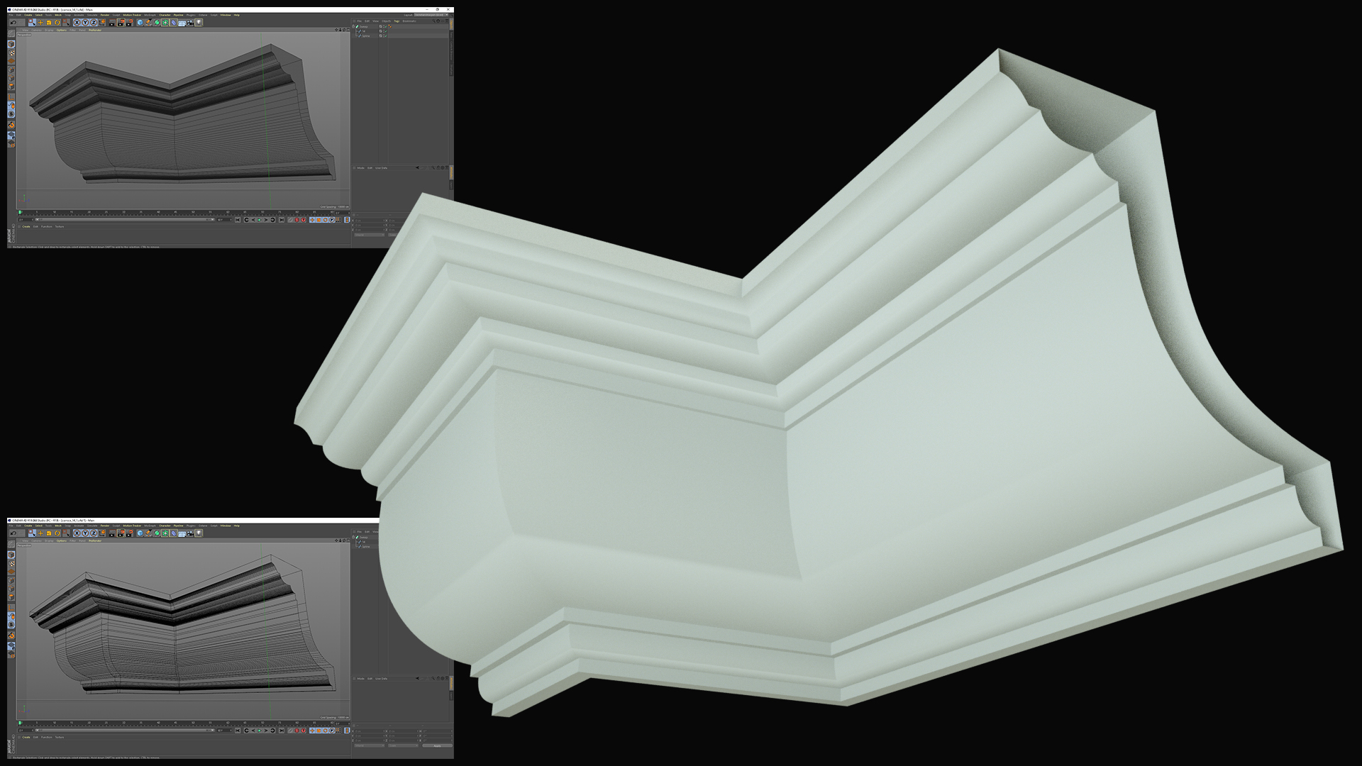 Cornija 3D modelo 13 a 16 Modelo 3D - TurboSquid 1401970