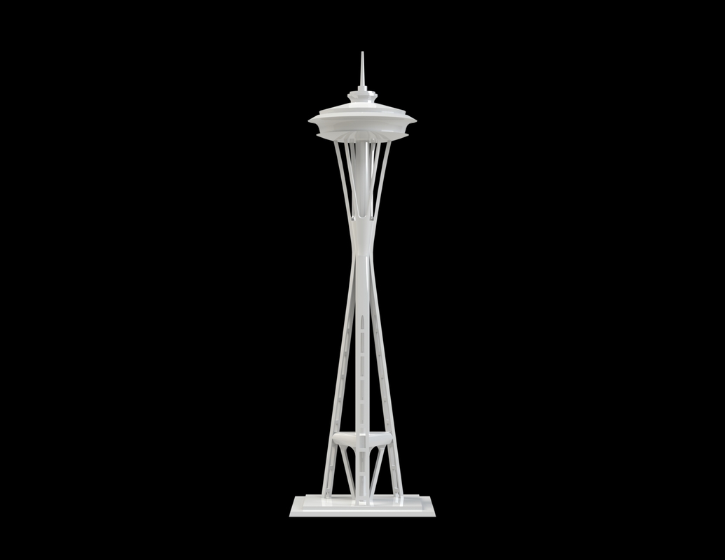 Space Needle 3D Models for Download | TurboSquid