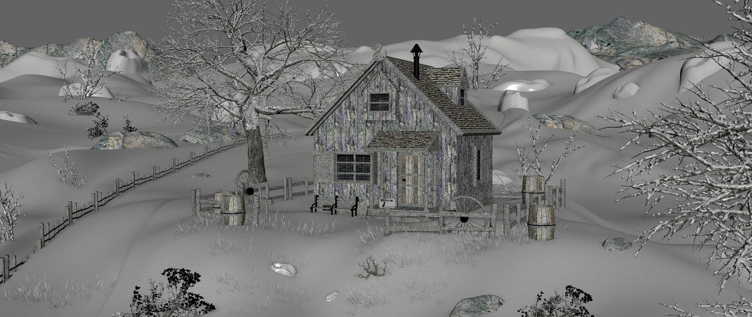 Snow house 3D model - TurboSquid 1402163