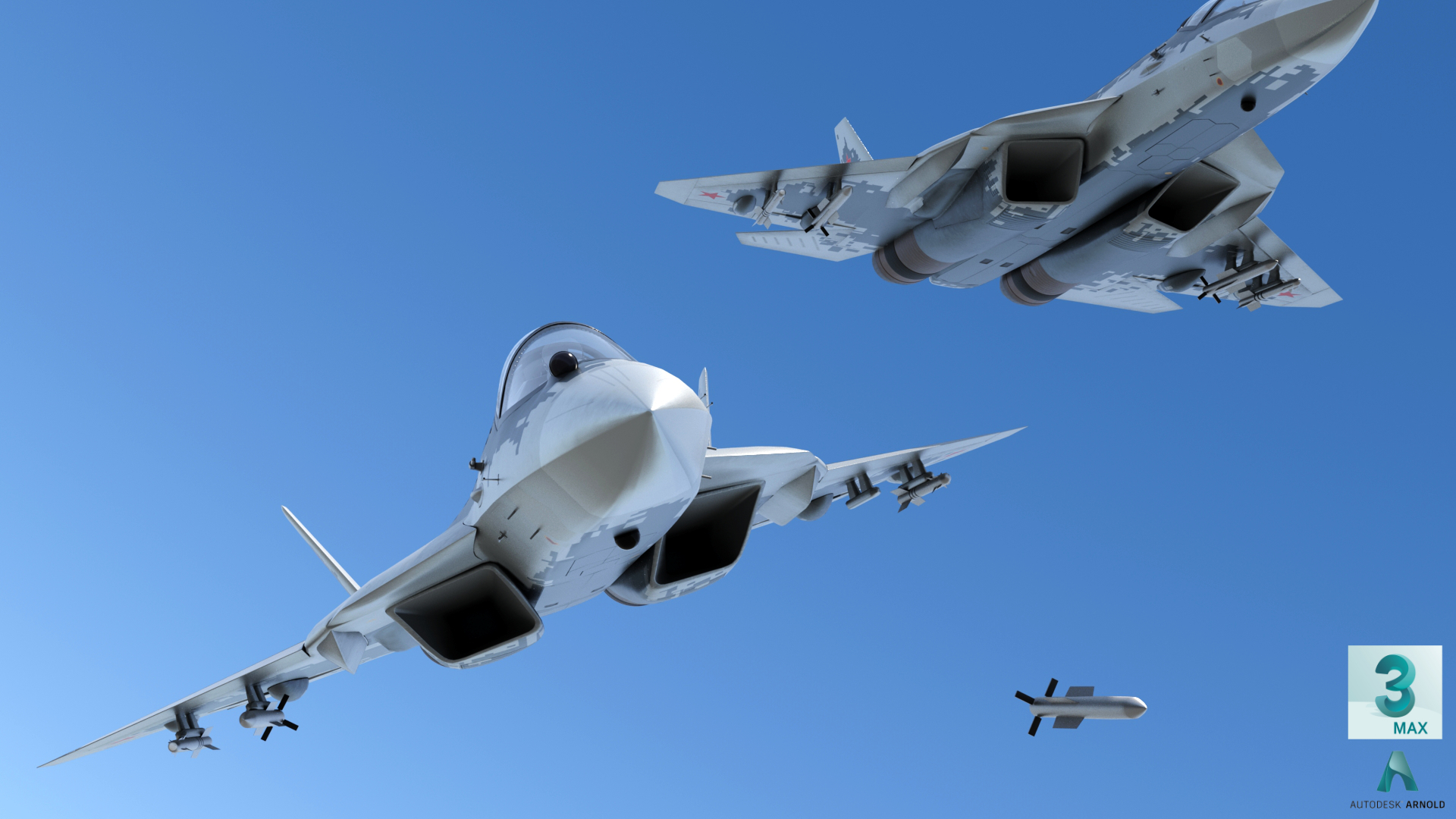 Sukhoi su-57 - pbr 3D - TurboSquid 1402272