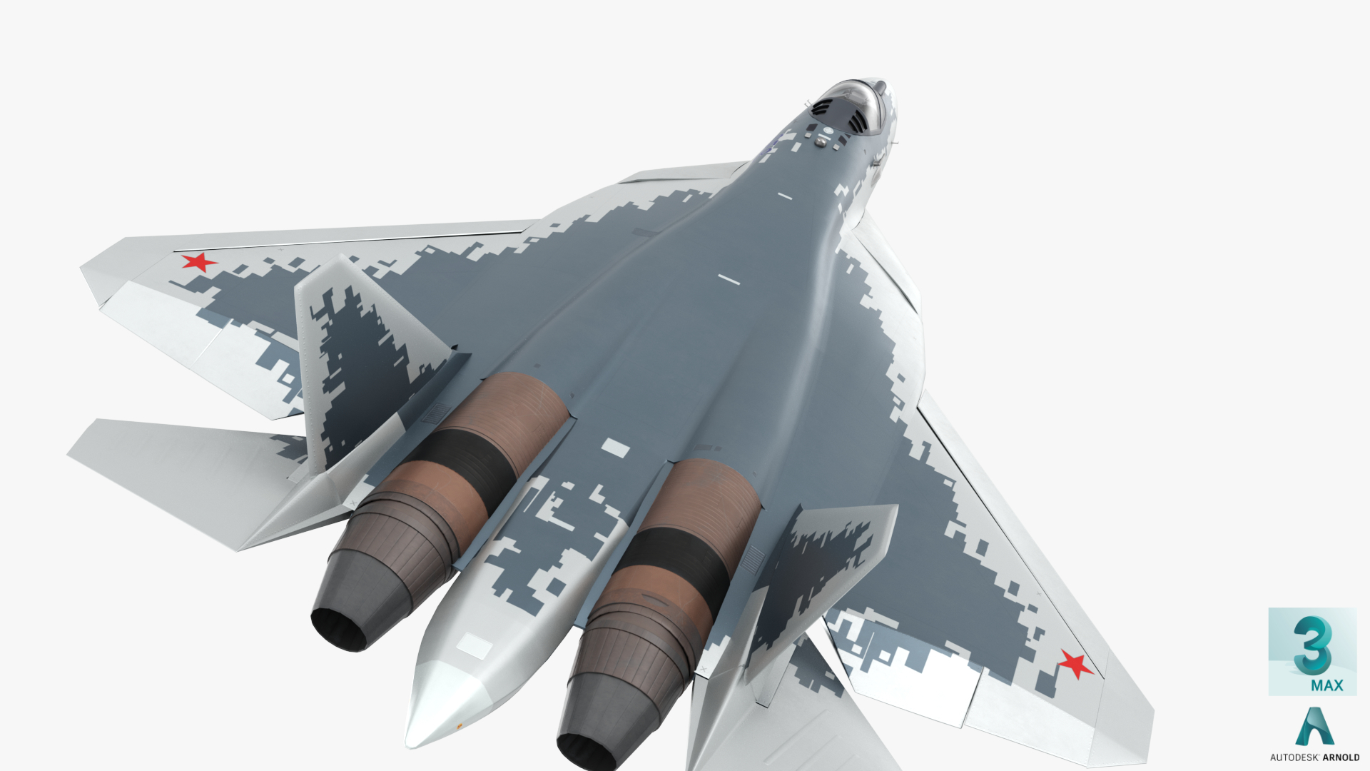 Sukhoi su-57 - pbr 3D - TurboSquid 1402272