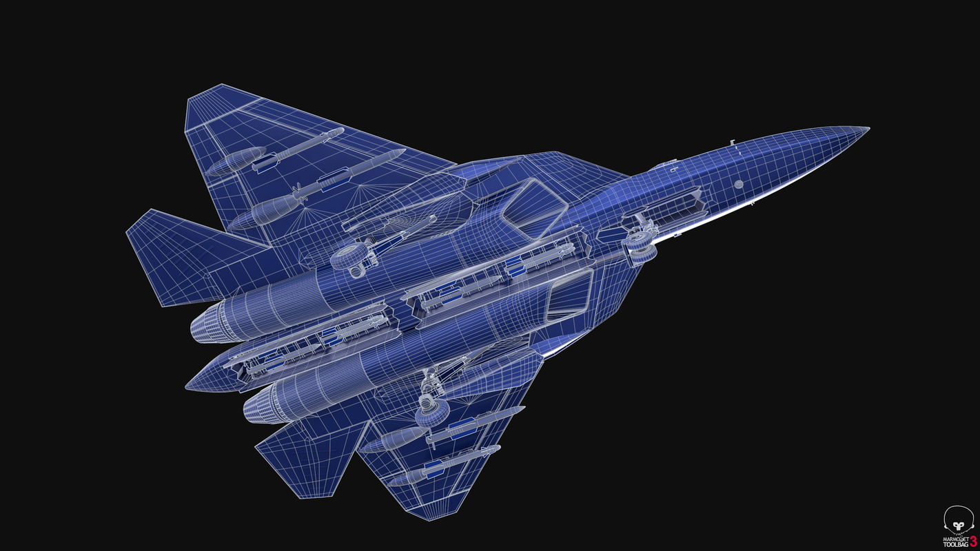 Sukhoi su-57 - pbr 3D - TurboSquid 1402272