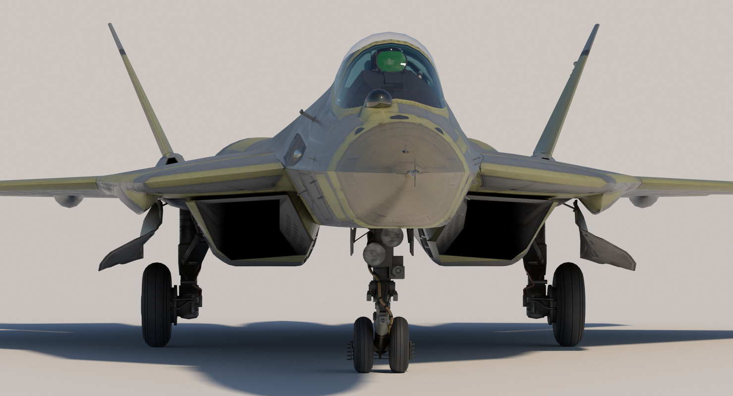Sukhoi su57 prototypes 3D model - TurboSquid 1403434