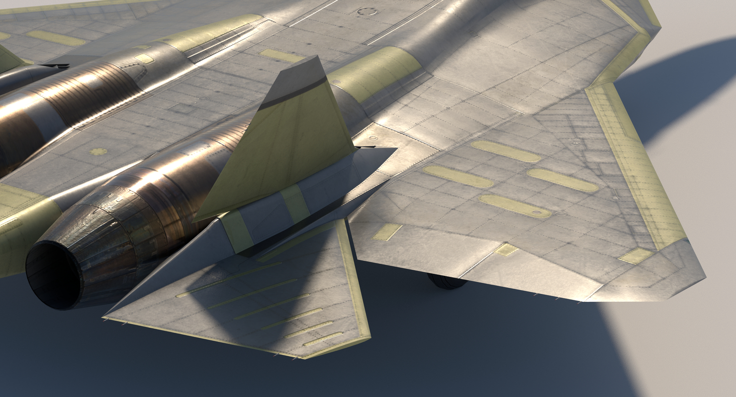 Sukhoi su57 prototypes 3D model - TurboSquid 1403434