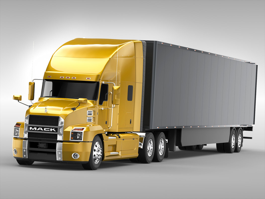 3D mack truck model - TurboSquid 1402456