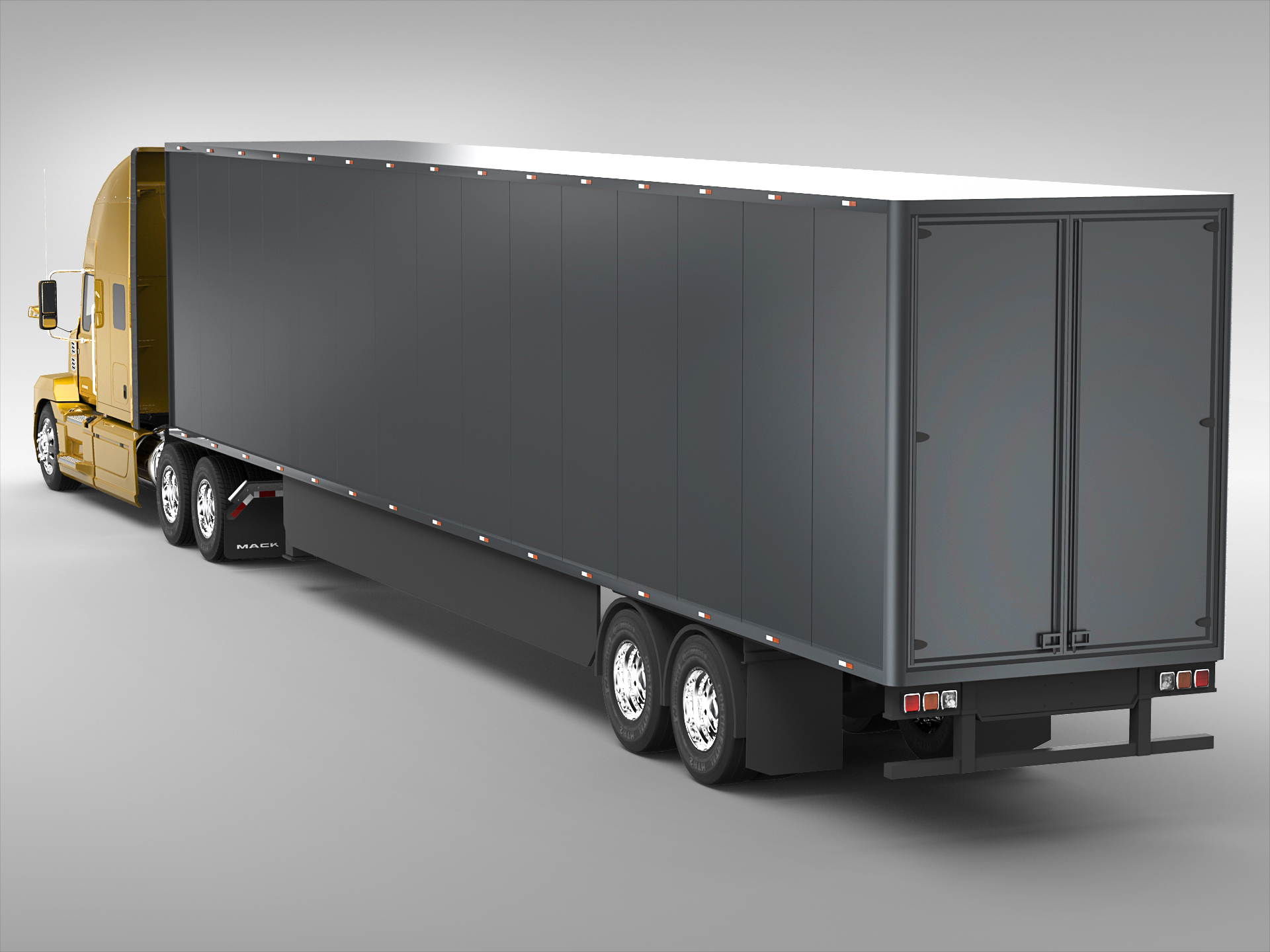 3D mack truck model - TurboSquid 1402456