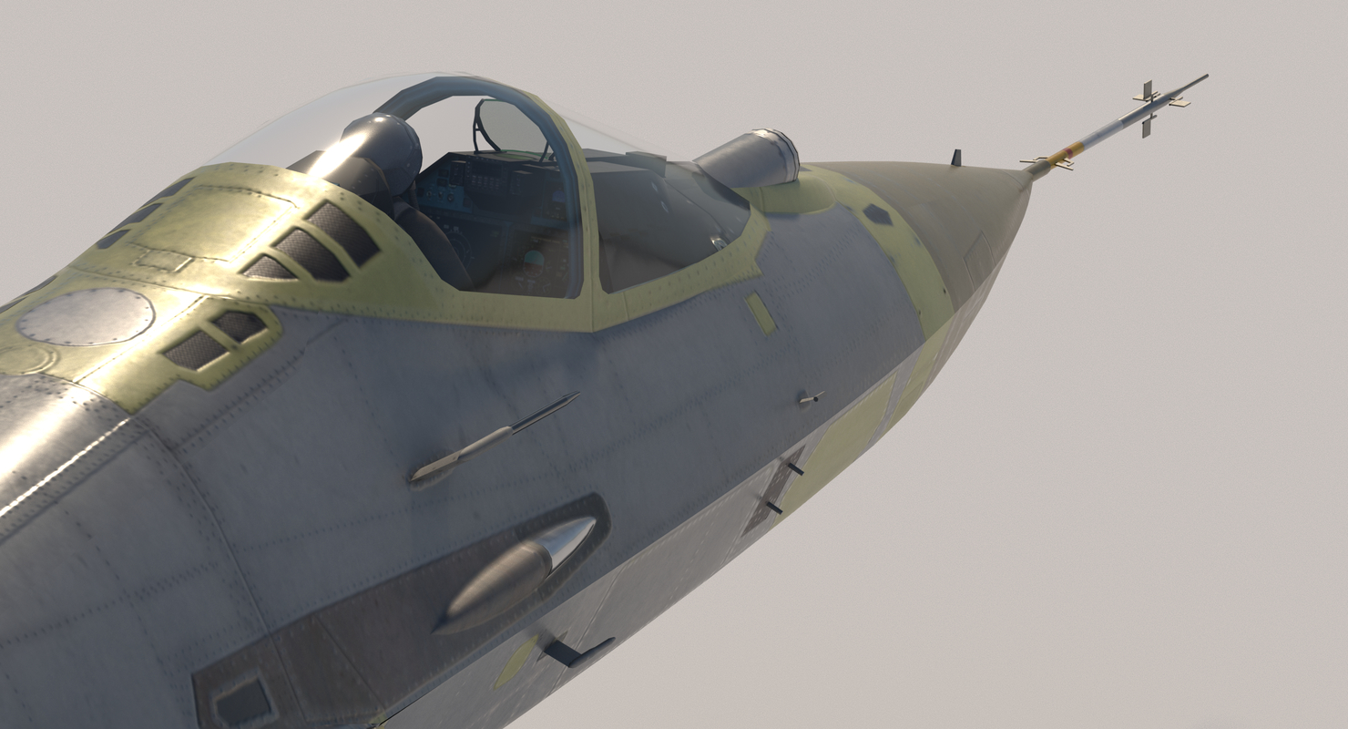 Sukhoi su57 prototypes 3D model - TurboSquid 1403434